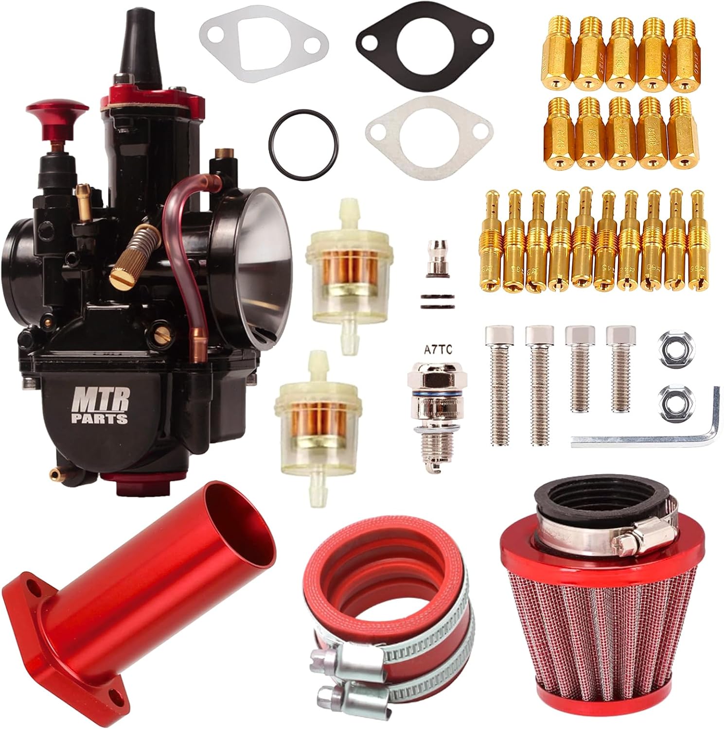 Amazon.com: PWK28 30MM carburetor for Predator 196cc 212cc 5.5hp 6.5hp ...