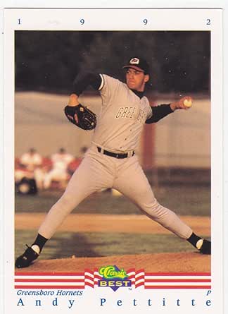 Amazon.com: 1992 CLASSIC ANDY PETTITTE RC ROOKIE CARD : Everything Else