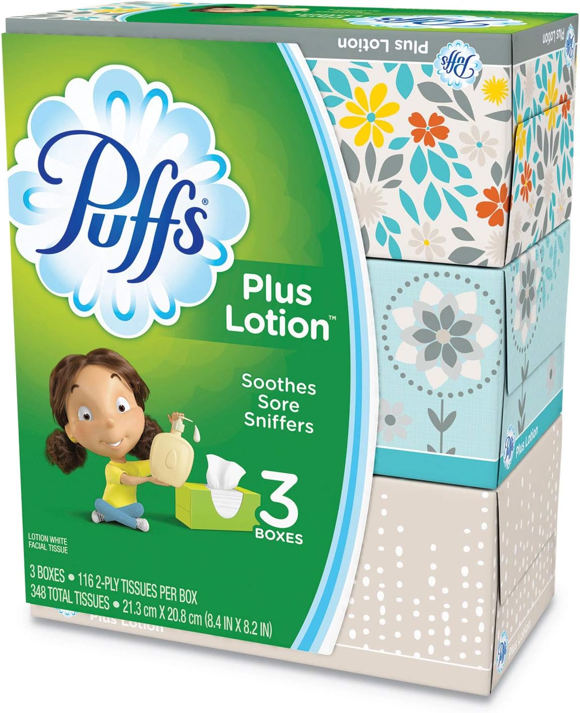 Amazon.com: Puffs Basic Facial Tissues, 180 ct, 3 pk : Health & Household