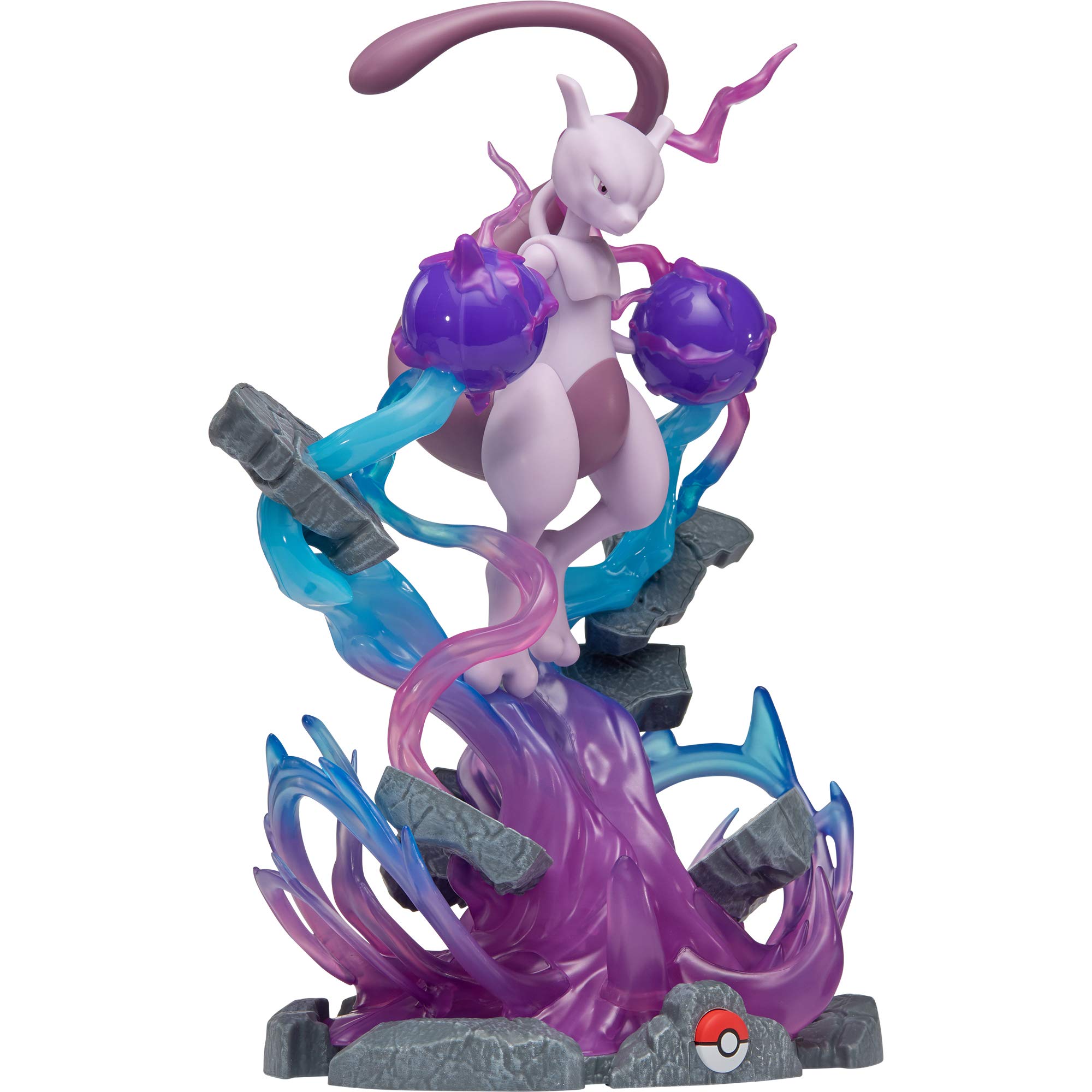 Pokemon Deluxe Collectible 13-Inch Mewtwo Figure - Highly Detailed ...