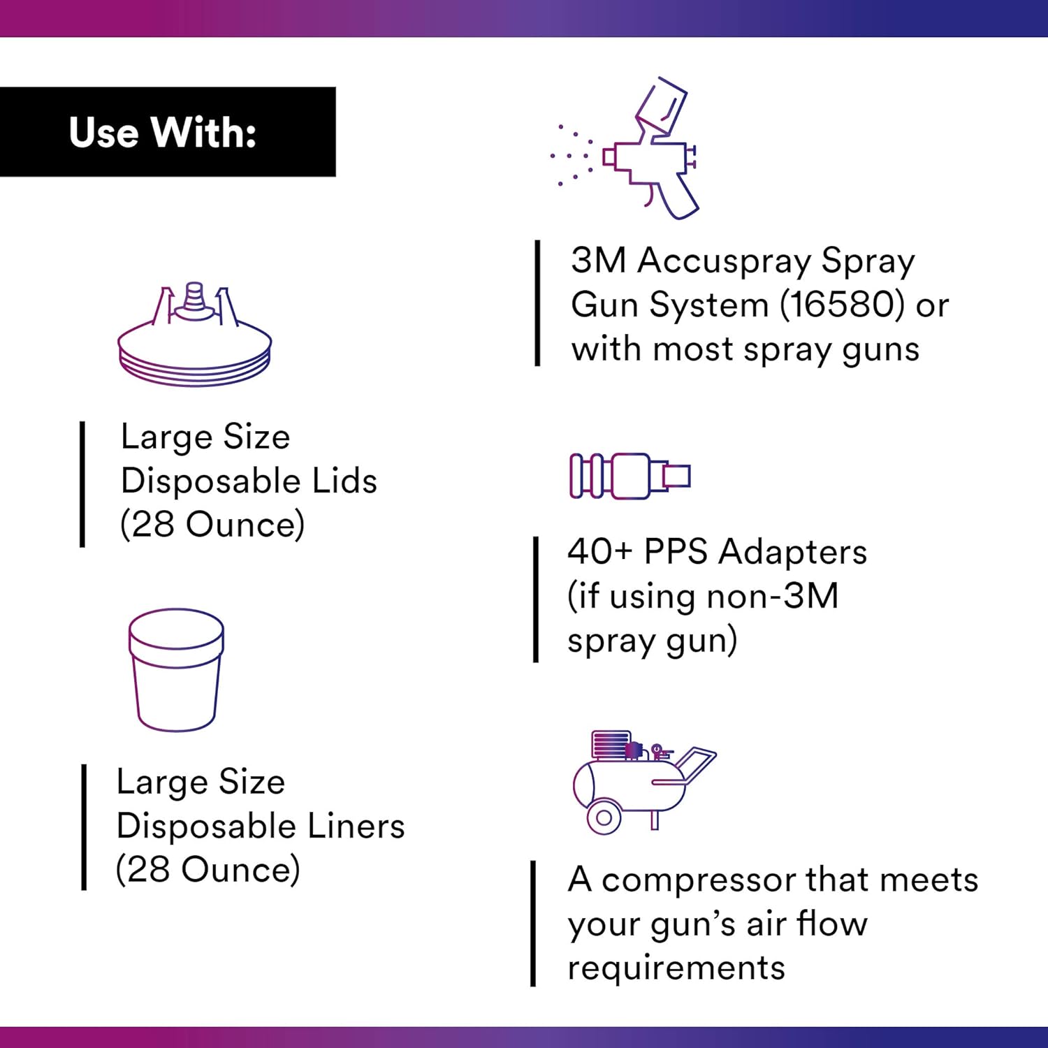 3M PPS (serie original) taza y collar, 16023, grande, 1 por caja – Yaxa ...