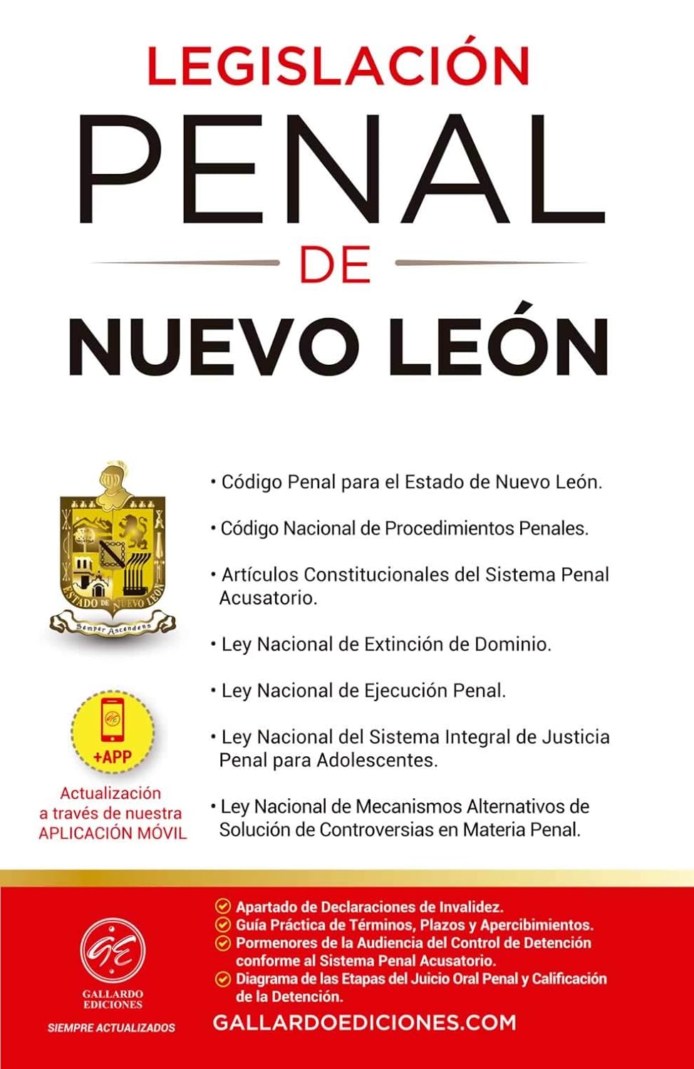 Legislación Penal de Nuevo León Esencial 2024- Código Penal de Nuevo León : H. Congreso del ...