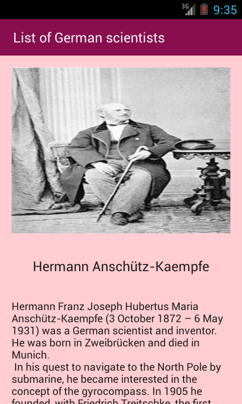 List of German scientists - App on the Amazon Appstore