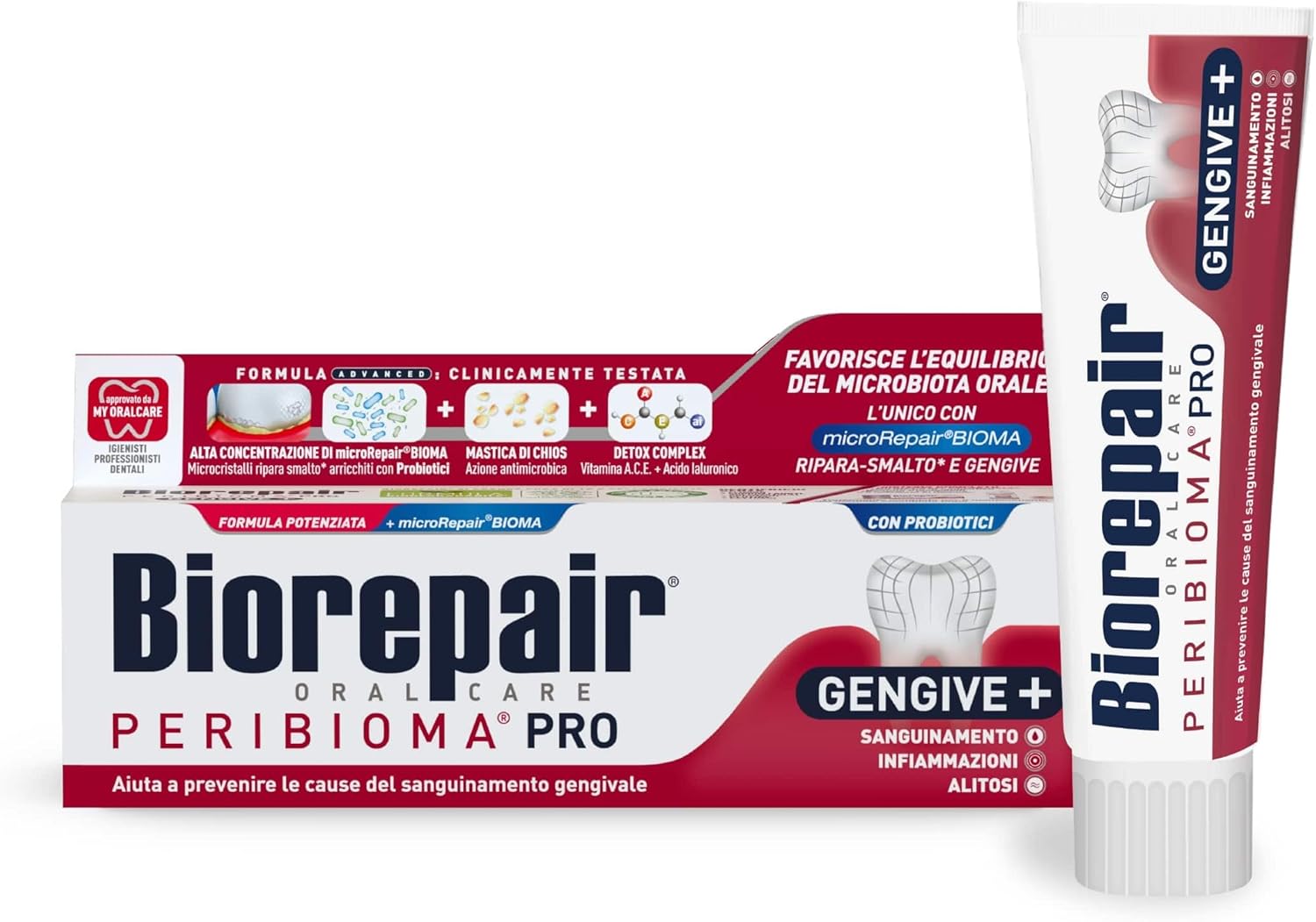 Biorepair, Dentifricio Peribioma Pro Gengive +, Combatte Il ...