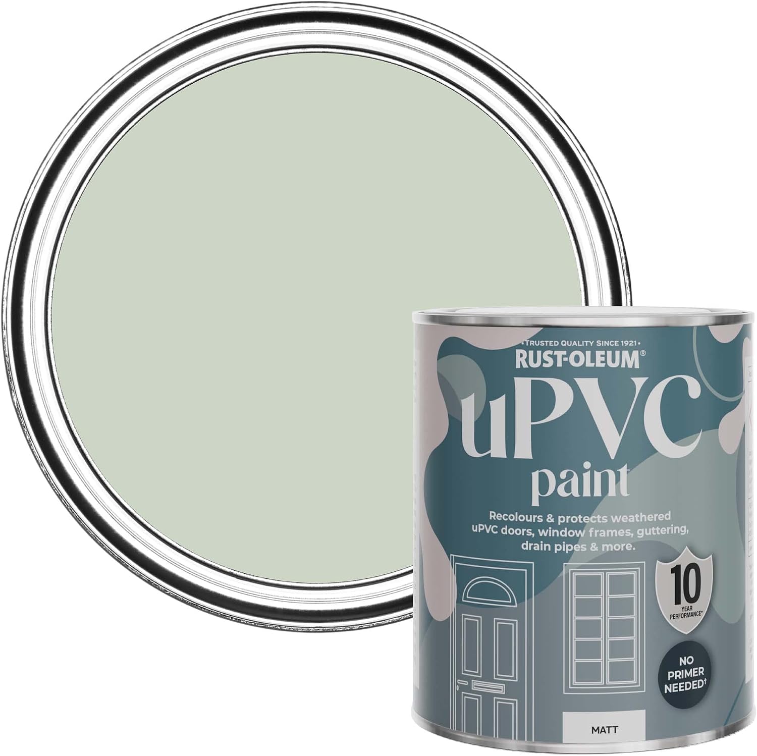 Rust-Oleum Green uPVC Door and Window Paint in Matt Finish - Laurel ...