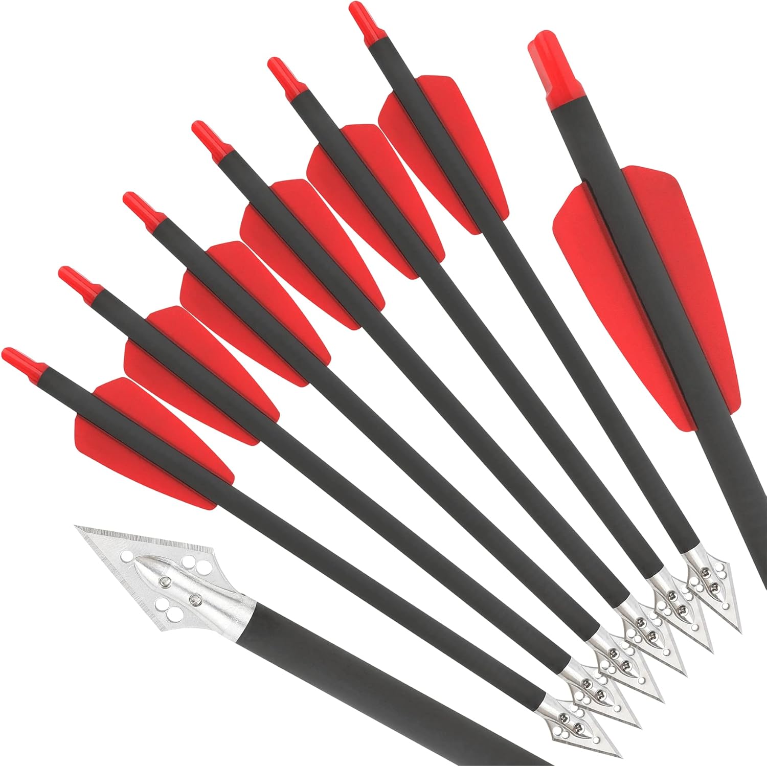 Amazon.com : ZSHJGJR 7 Inch Crossbow Bolts 12Pcs - Crossbow Arrows ...