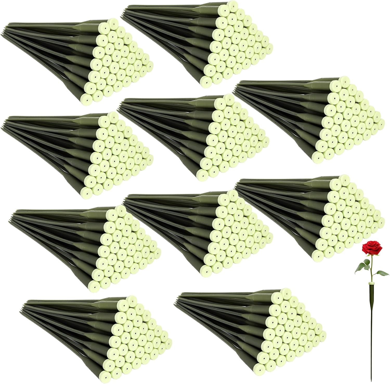 Amazon.com: Mezchi 150 Pcs Floral Water Tubes for Fresh Flowers, 12 ...