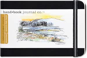 Travelogue Hand Book Journal Black Landscape 3.5 x 5.5inches 128 Pages ...