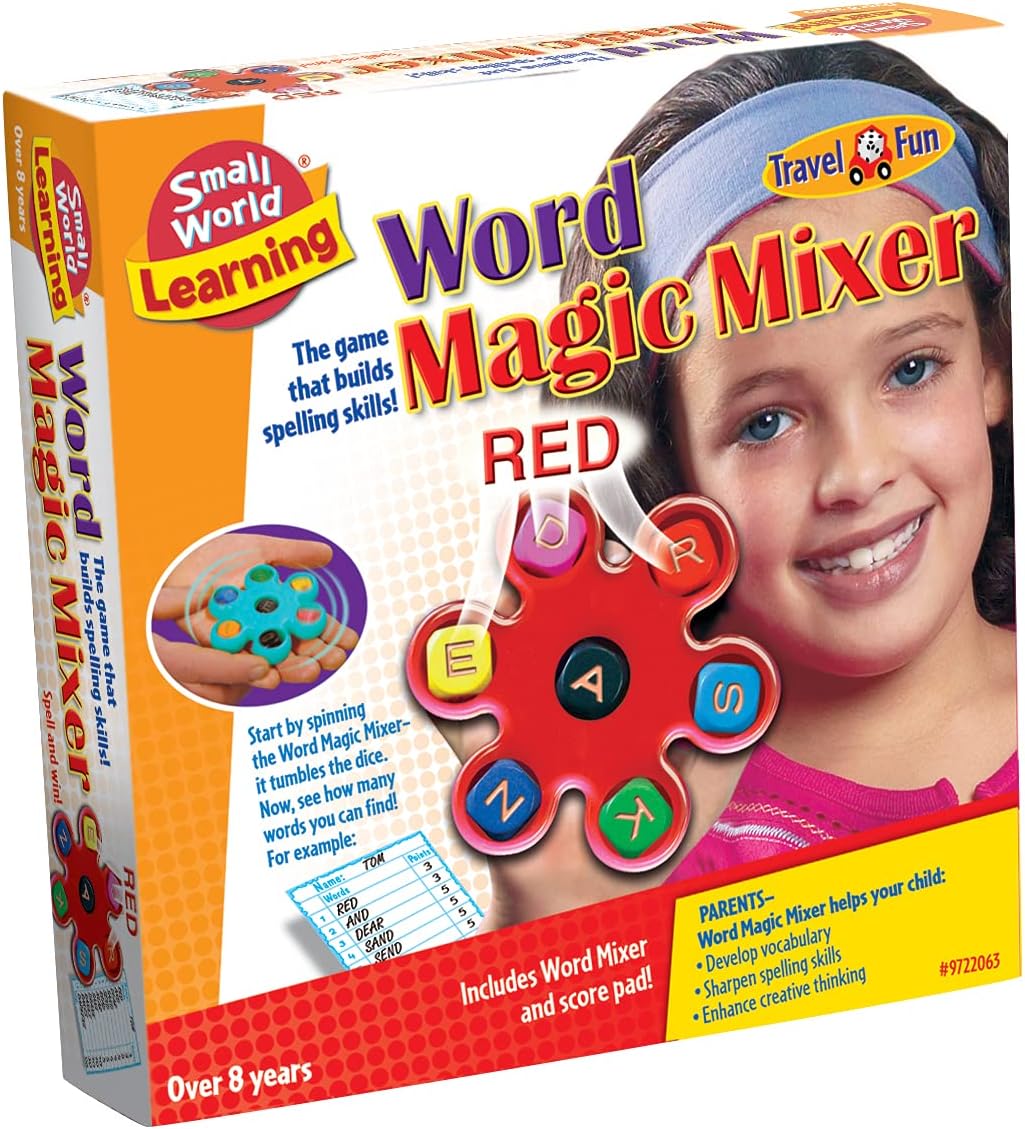 Small World Toys - Word Magic Mixer – Dice Spelling Game - Improve ...