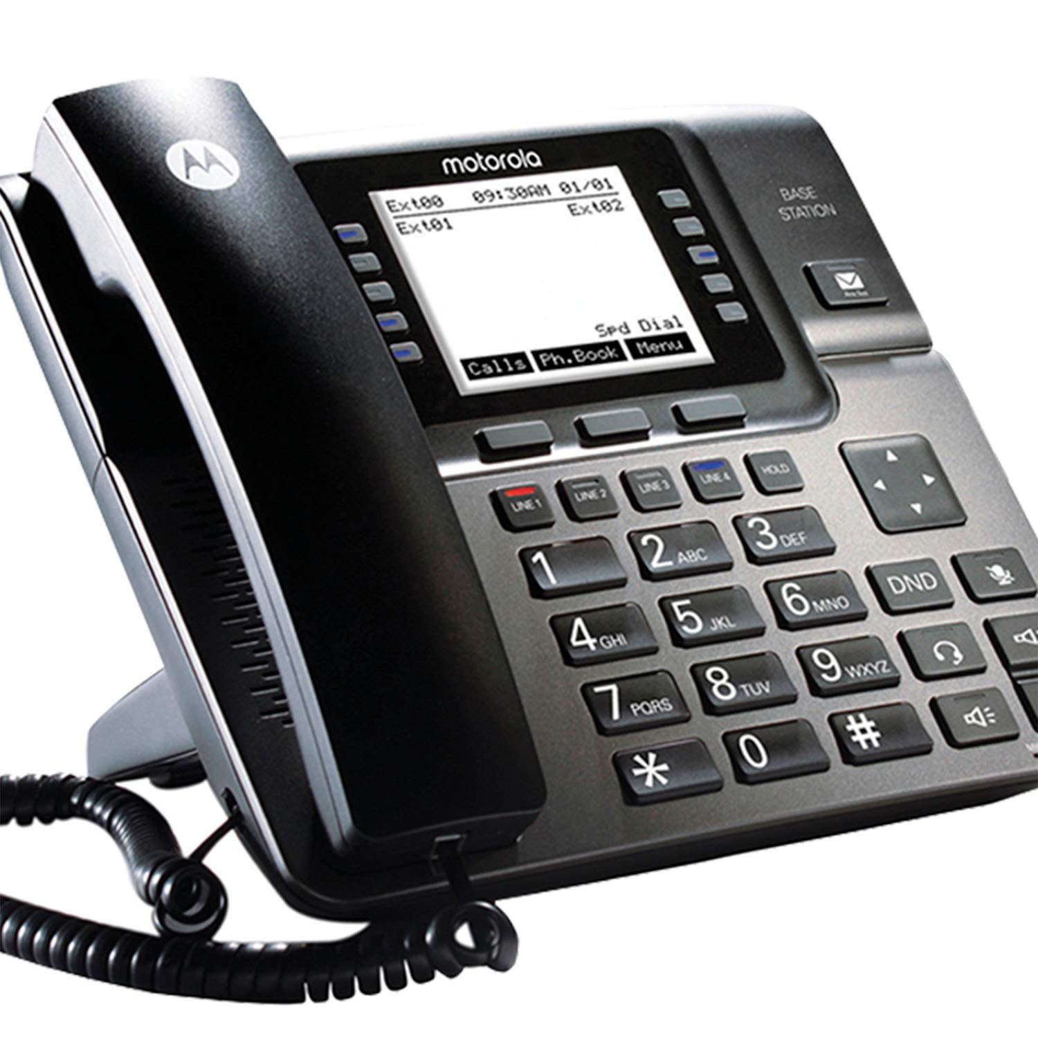 Amazon.com : Motorola Voice ML1002D ML1002D Desk Phone Base Station ...
