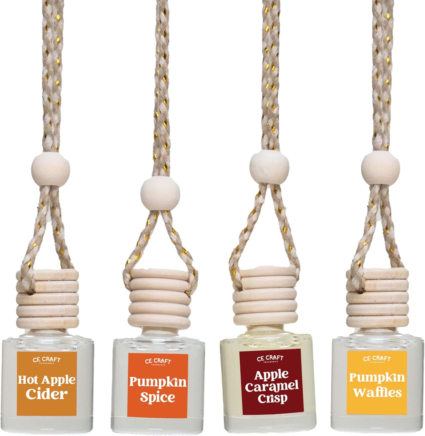Amazon.com: CE Craft 4 Pack Fall Scented Car Freshener Diffuser - Car ...