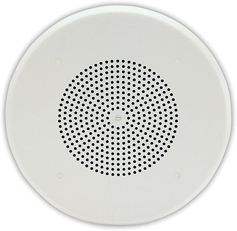 Amazon.com: VALCOM VC-V-1020C 1Watt 1Way 8" Ceiling Speaker White Box ...