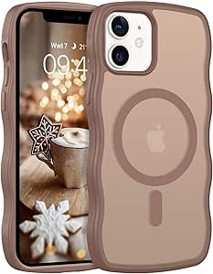 Amazon.com: Telaso for iPhone 12 Mini Case, Compatible with Magsafe Wave Frame Design ...