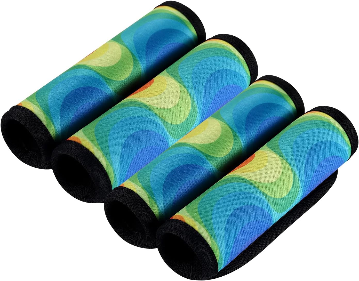 Amazon.com: 4pcs Luggage Handle Grips Wraps, Soft Neoprene Luggage Handle Wrap Detachable ...