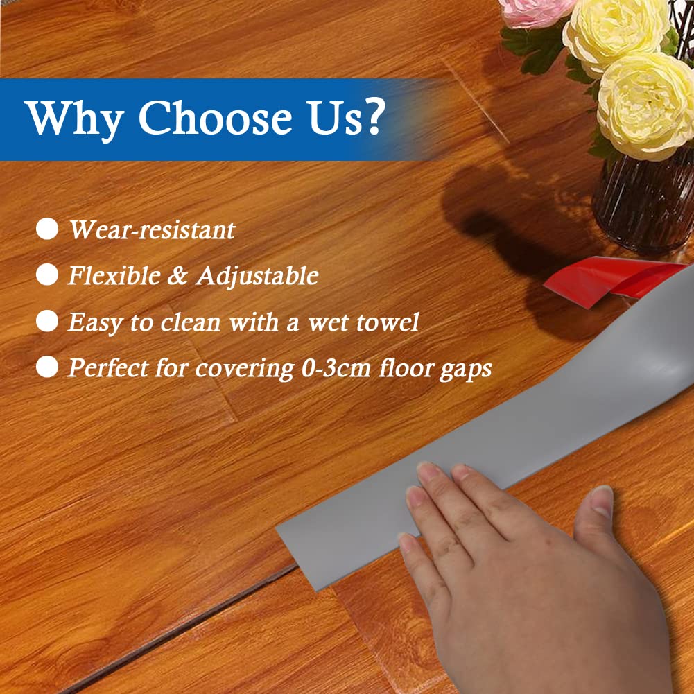 Snapklik.com : Floor Transition Strip Self Adhesive Floor Cover Strips ...