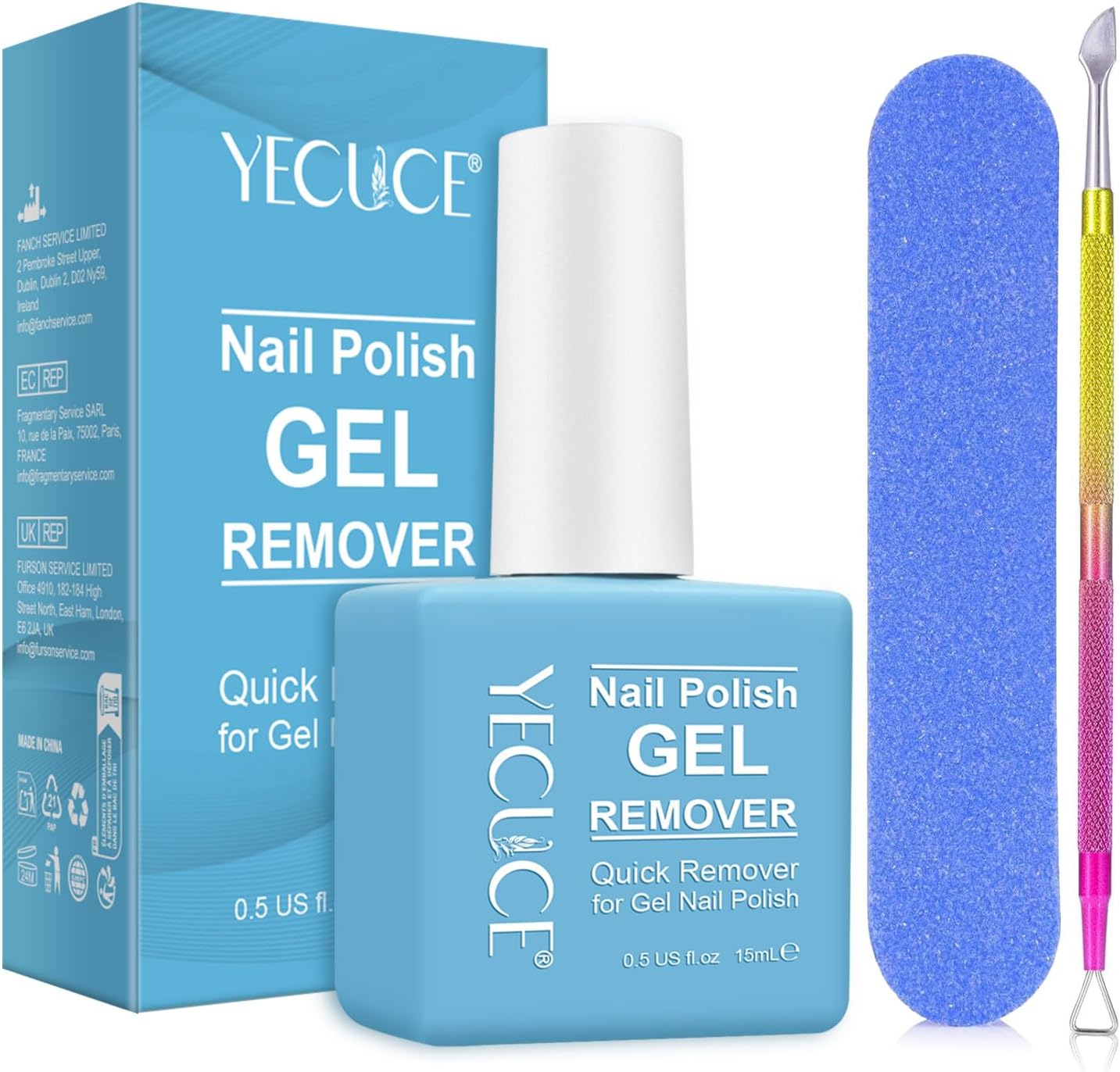 Amazon.com : Gel Polish Remover for Nails, Professional Gel Nail Polish ...