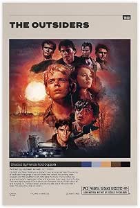 Amazon.com: shitou The Outsiders Poster Classic Retro Movie Posters ...