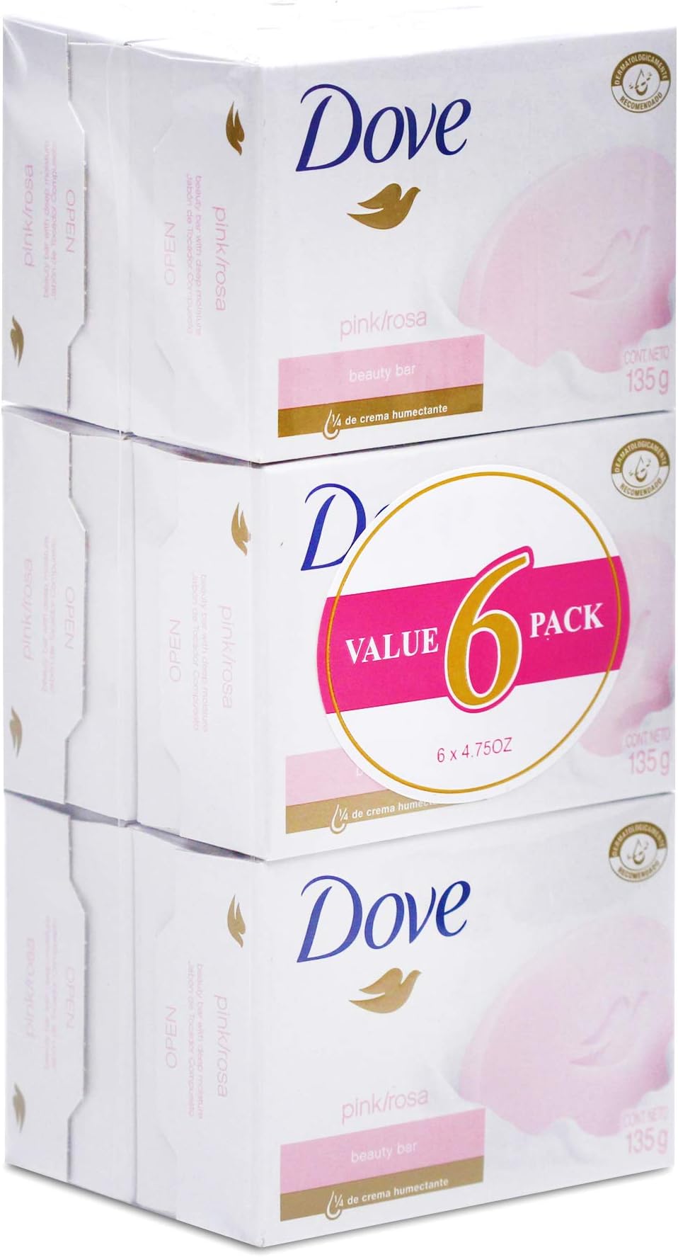 Amazon.com : Dove go fresh Beauty Bar, Cucumber and Green Tea 4 oz, 14 ...