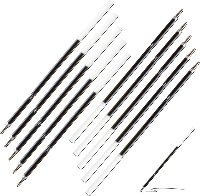 Amazon.com : Zkgiftsdz 0.7 mm Retractable Pen Refills Replacement ...