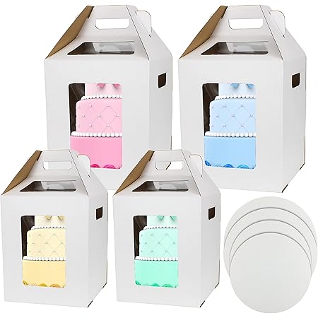 Amazon.com: SpecialT | Disposable Cake Carrier Tall Cake Caddy 2 or 3 ...