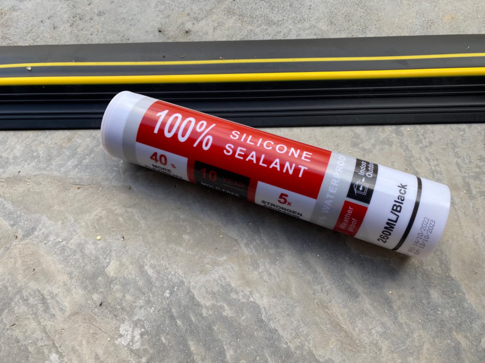 $5/mo - Finance Jin&Bao Universal Garage Door Threshold Seal Strip 10FT Kit, Bottom Waterproof ...