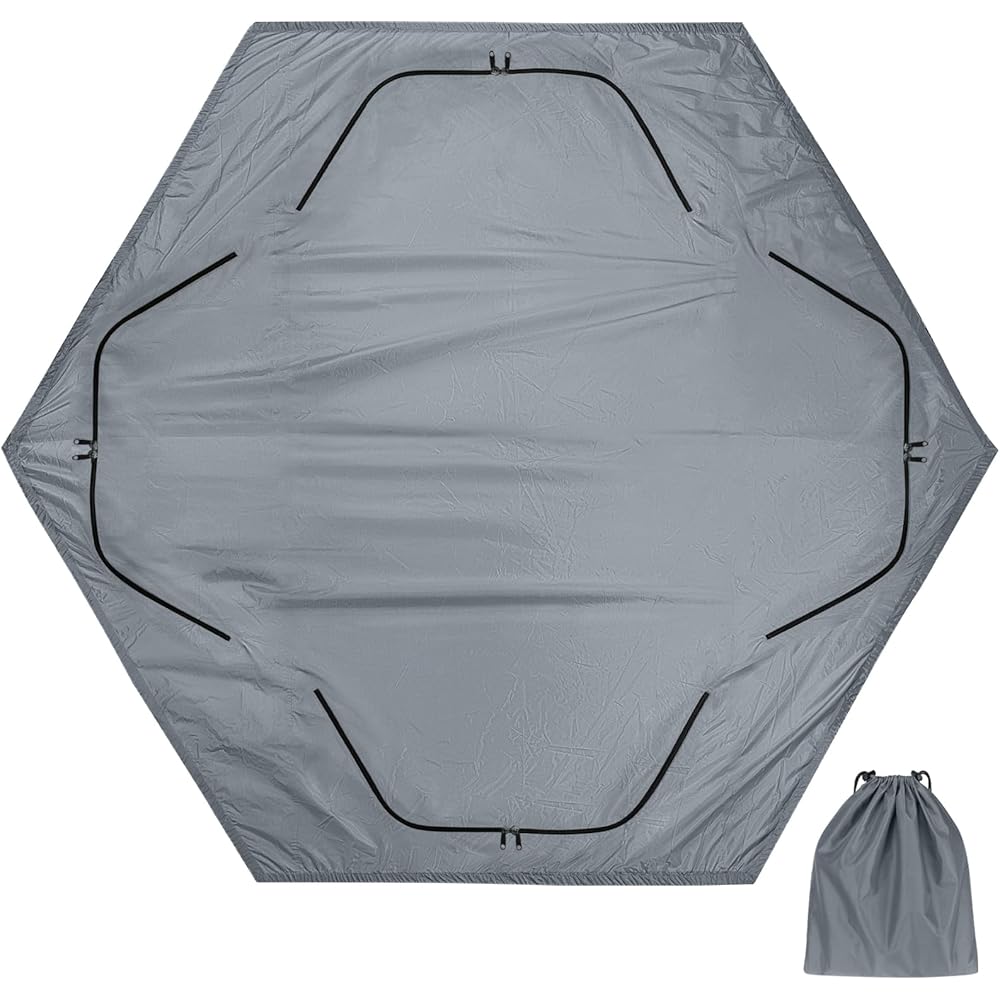 $11/mo - Finance QualyQualy 6-Sided Tent Footprint for 6-7 Person, 74 ...
