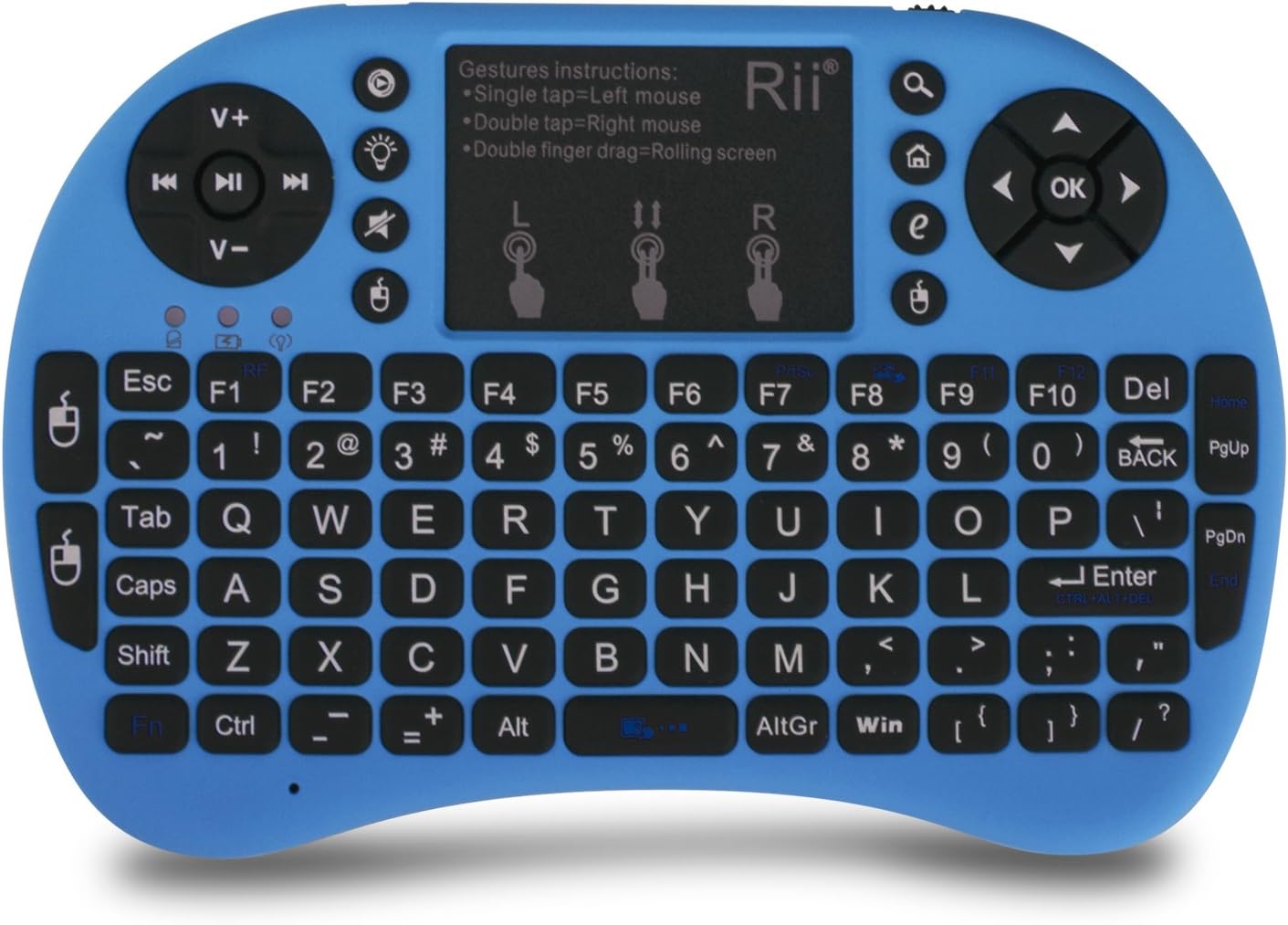 Amazon.com: (Upgraded) Rii 2.4GHz Mini Wireless Keyboard with Touchpad ...