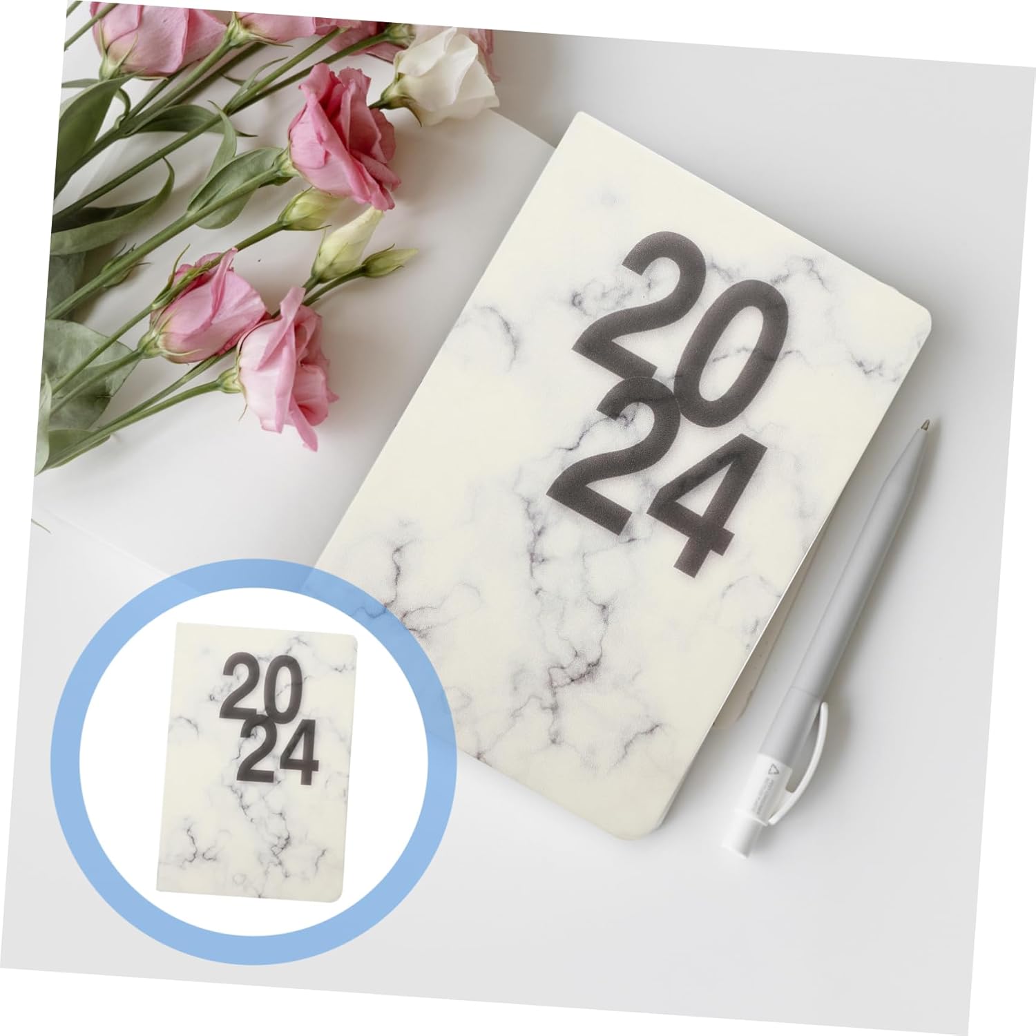 Ciieeo 2024 Agenda Book Work Notepad Note Books for Work Portable ...