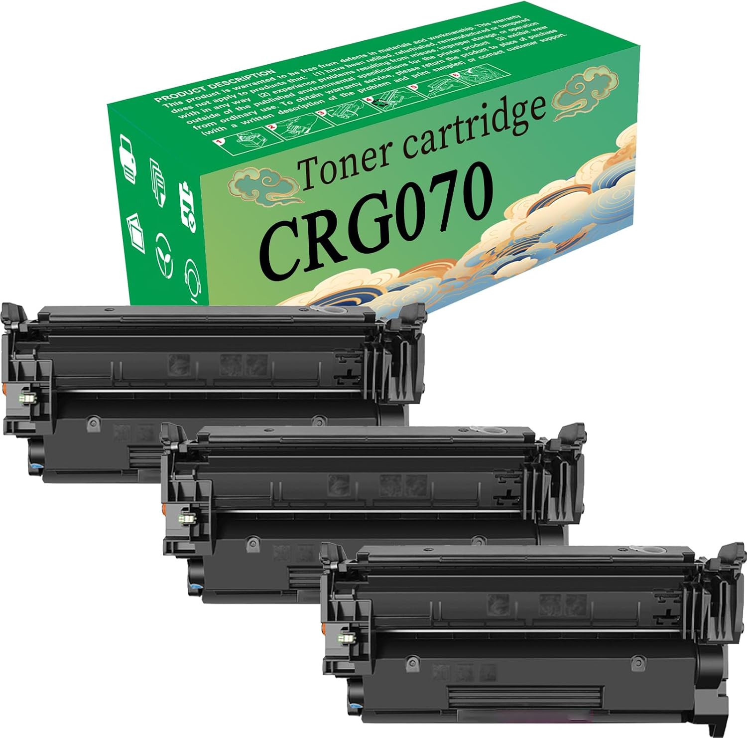 Amazon.com: AOKLEY CRG070 070 Toner Cartridge, Replacement for Canon I ...