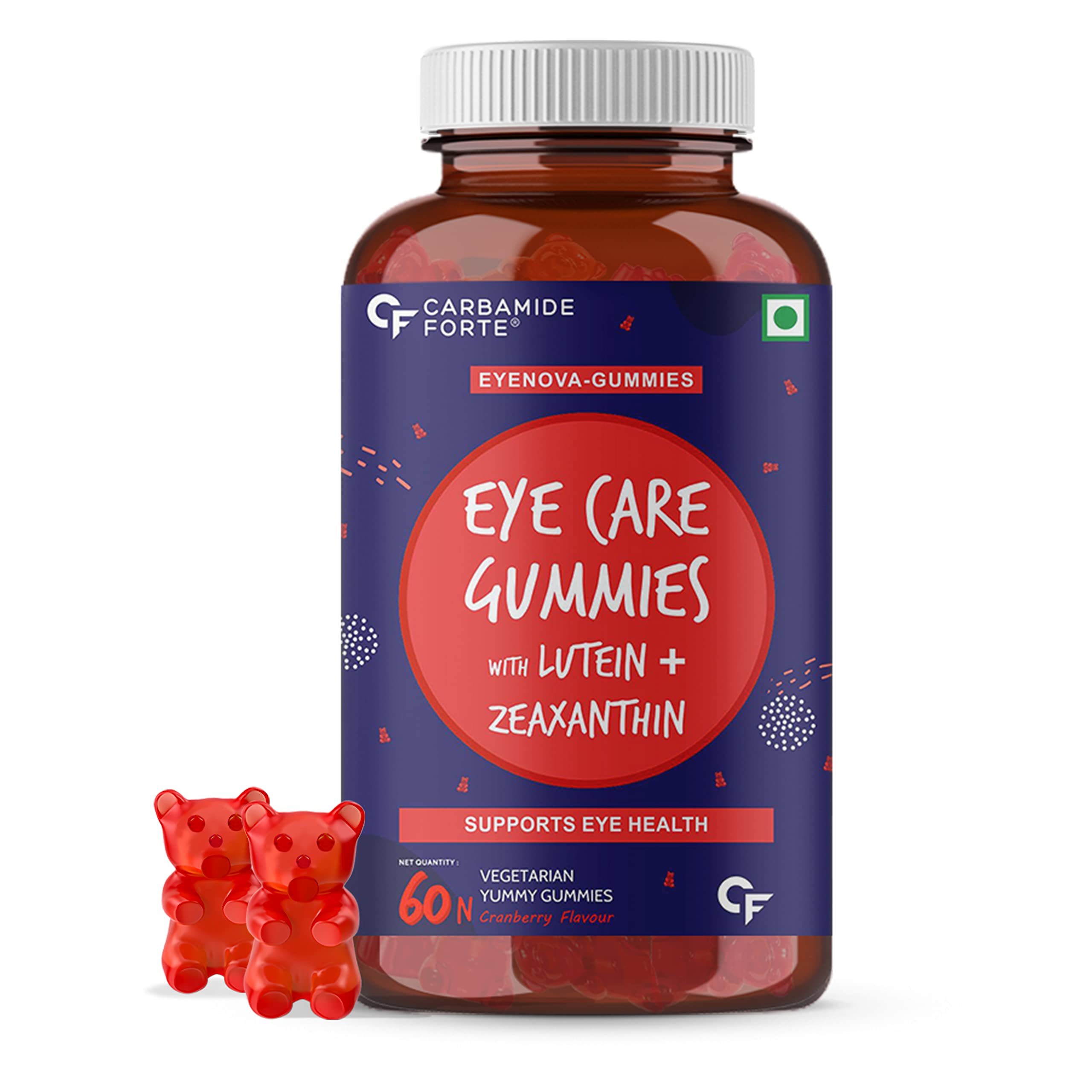 Buy Carbamide Forte Eye Gummies - Lutein and Zeaxanthin Eye Supplements ...