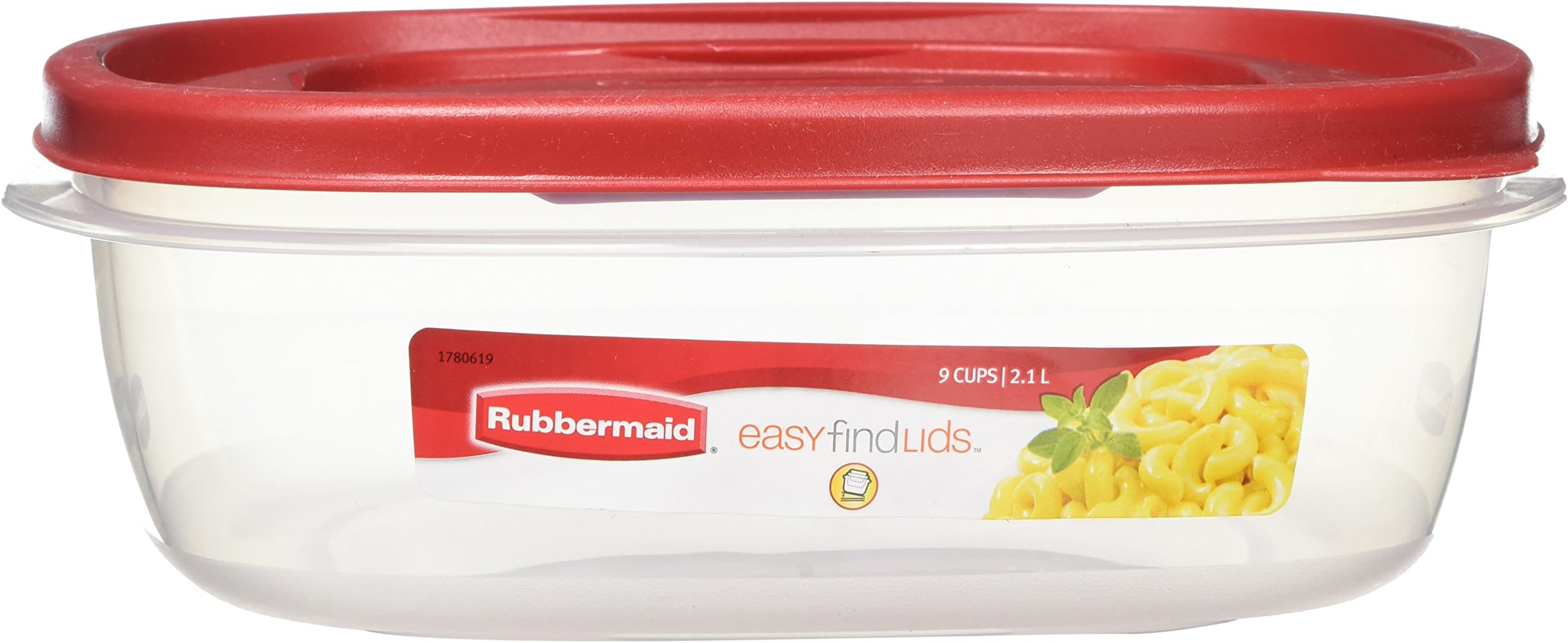 Amazon.com: Rubbermaid 7J71 Easy Find Lid Square 9-Cup Food Storage ...