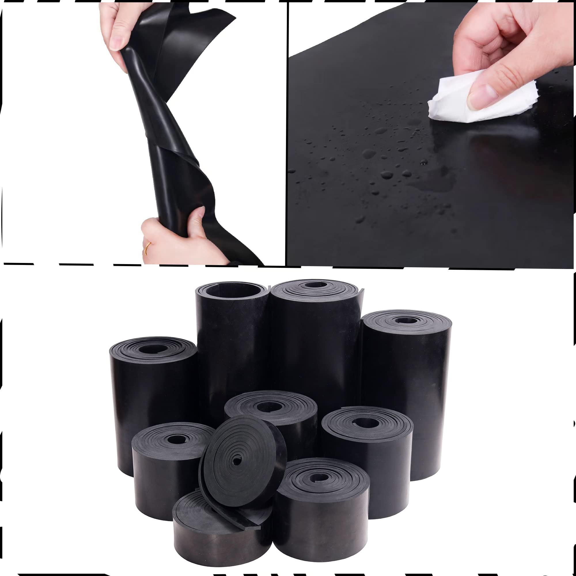 Snapklik.com : Neoprene Rubber Sheet Solid Rubber Strips Roll ...