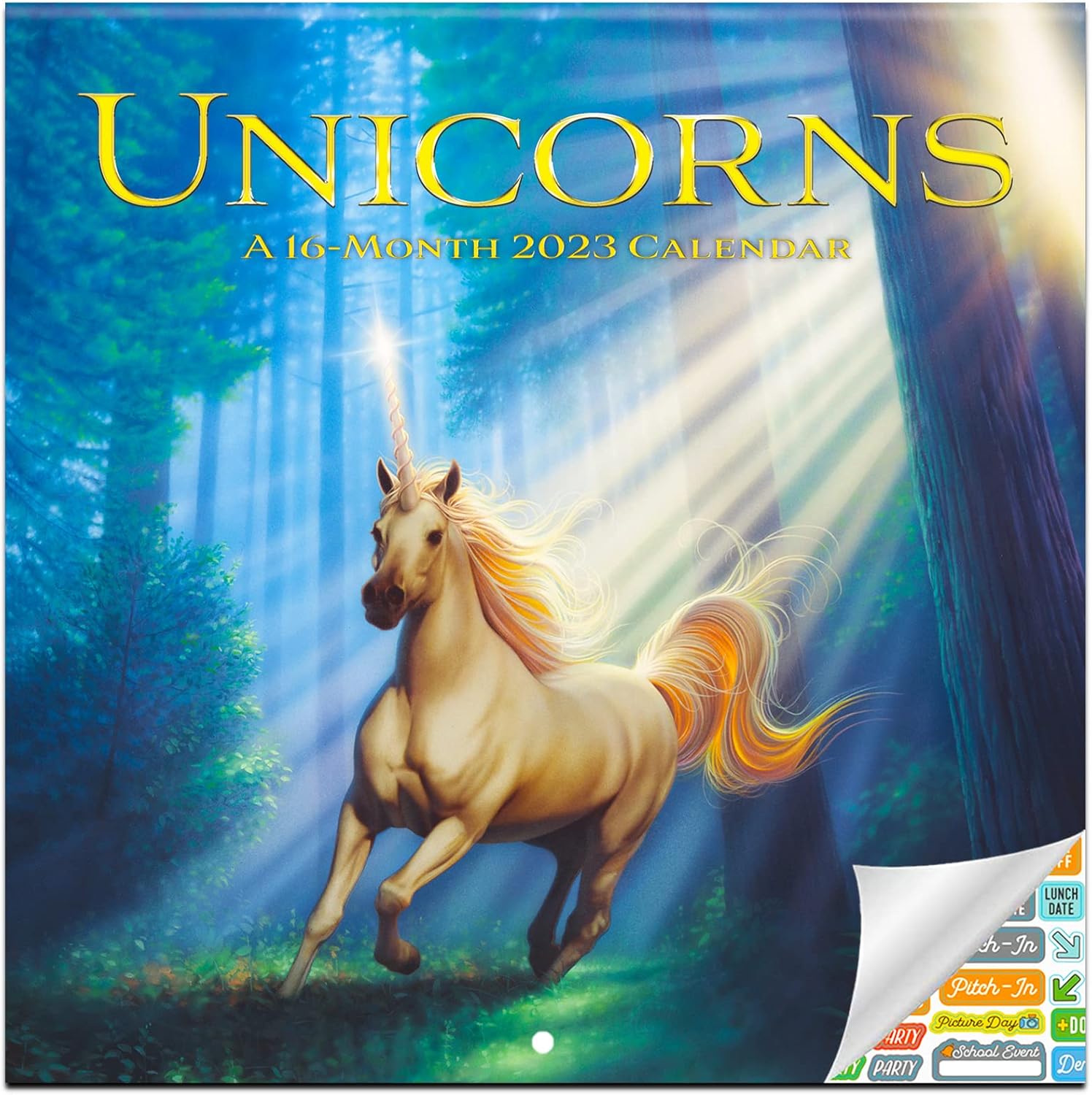 Amazon.com: Calendario de unicornios 2023 – Paquete de calendario de ...