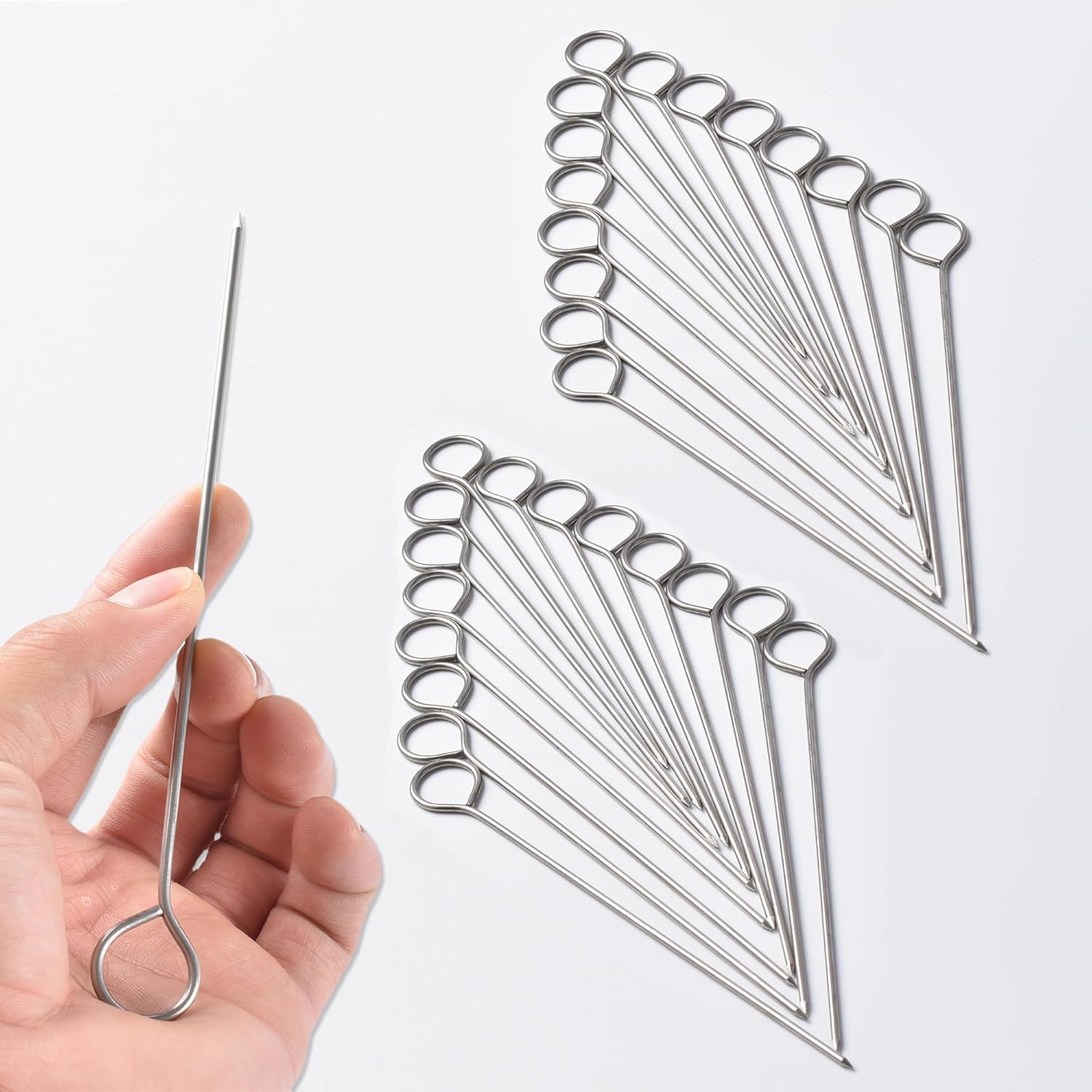 Amazon.com: 6Inch Turkey Pins,Alele Poultry Lacers Stainless Steel ...