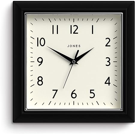 Amazon.com: JONES CLOCKS® Movie Retro Wall Clock - Square Clock ...