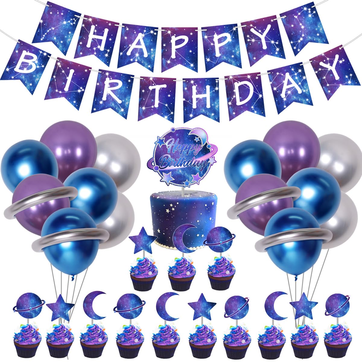 Space Galaxy Birthday Party