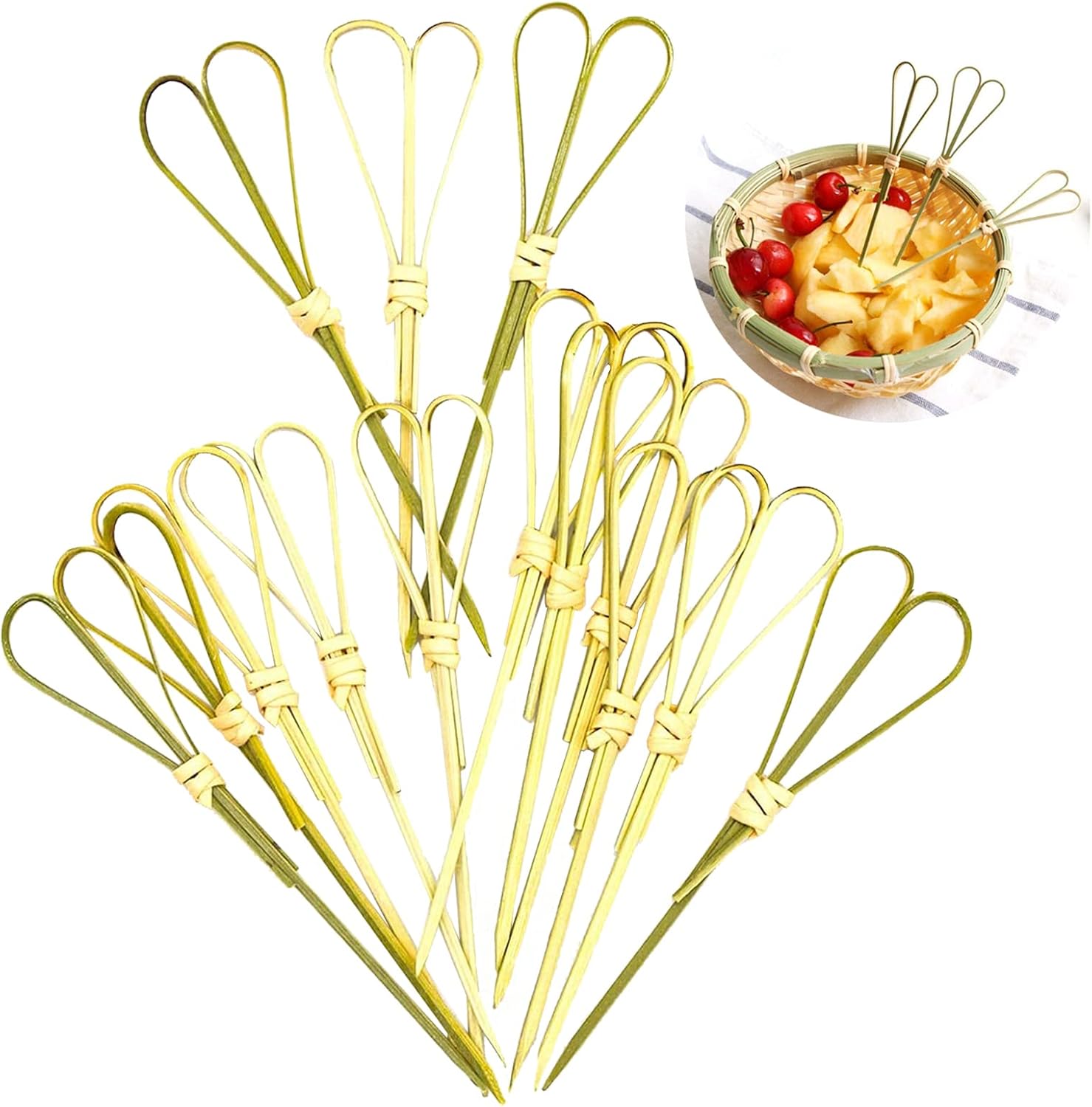 Amazon.com | Cocktail Sticks Toothpicks Party Supplies Bamboo Picks ...