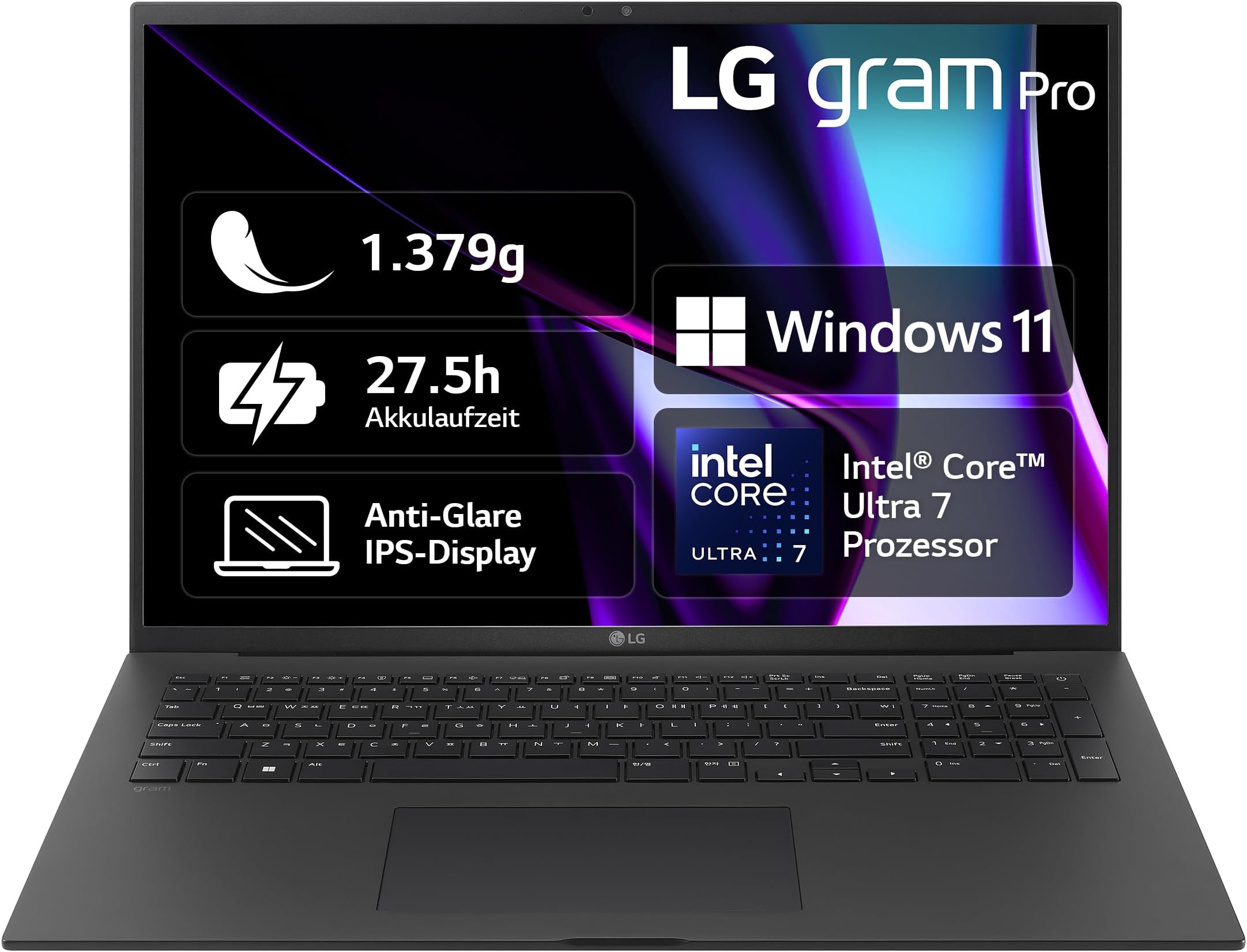 2024 LG gram Pro 17 Zoll Notebook - 1379g Intel Core Ultra7, NVIDIA ...