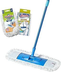 Spontex Extra Mop Extra Piatto, Mop in Microfibra per Scopa e ...