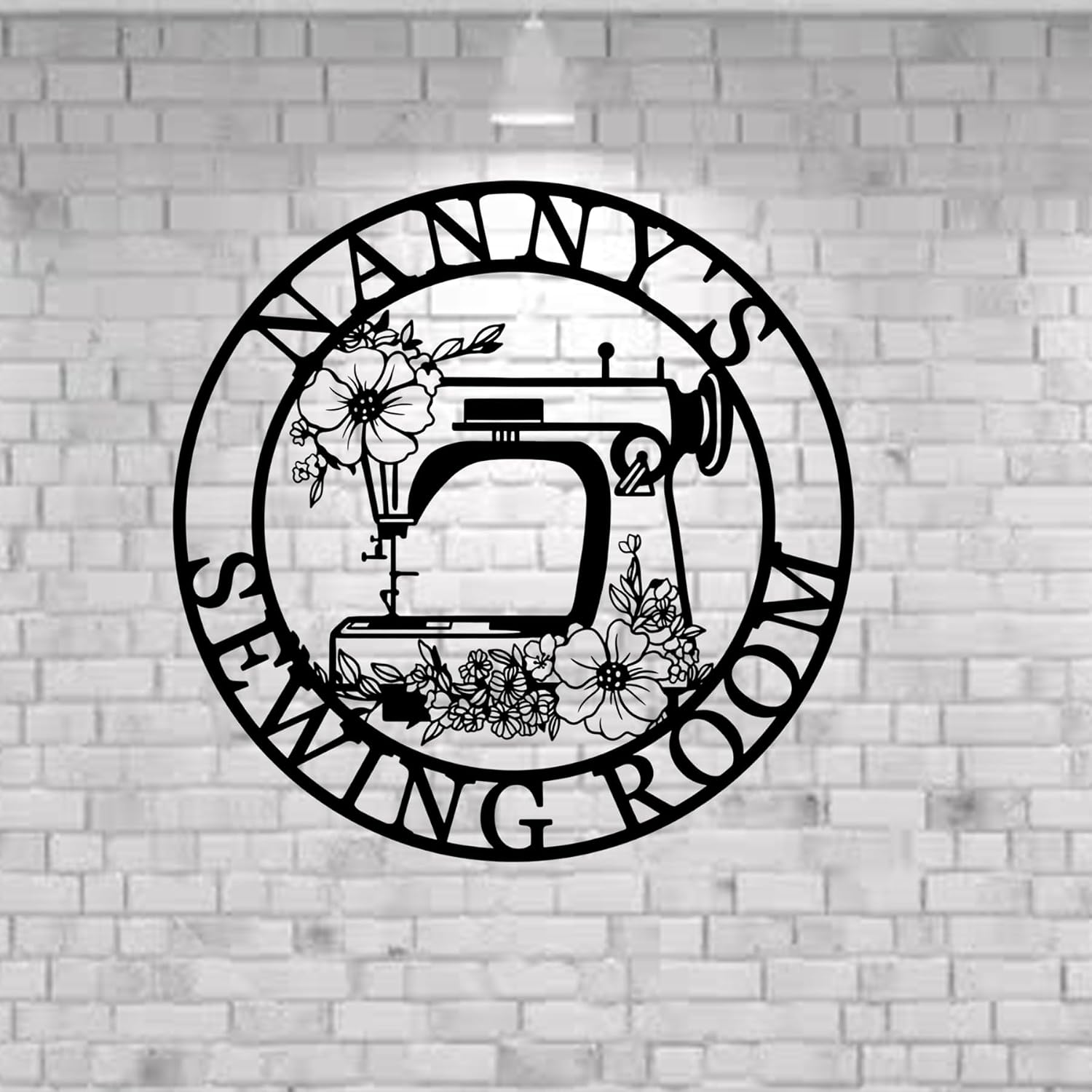 Amazon.com: Personalized Quilting Wall Sign, Custom Metal Sewing ...