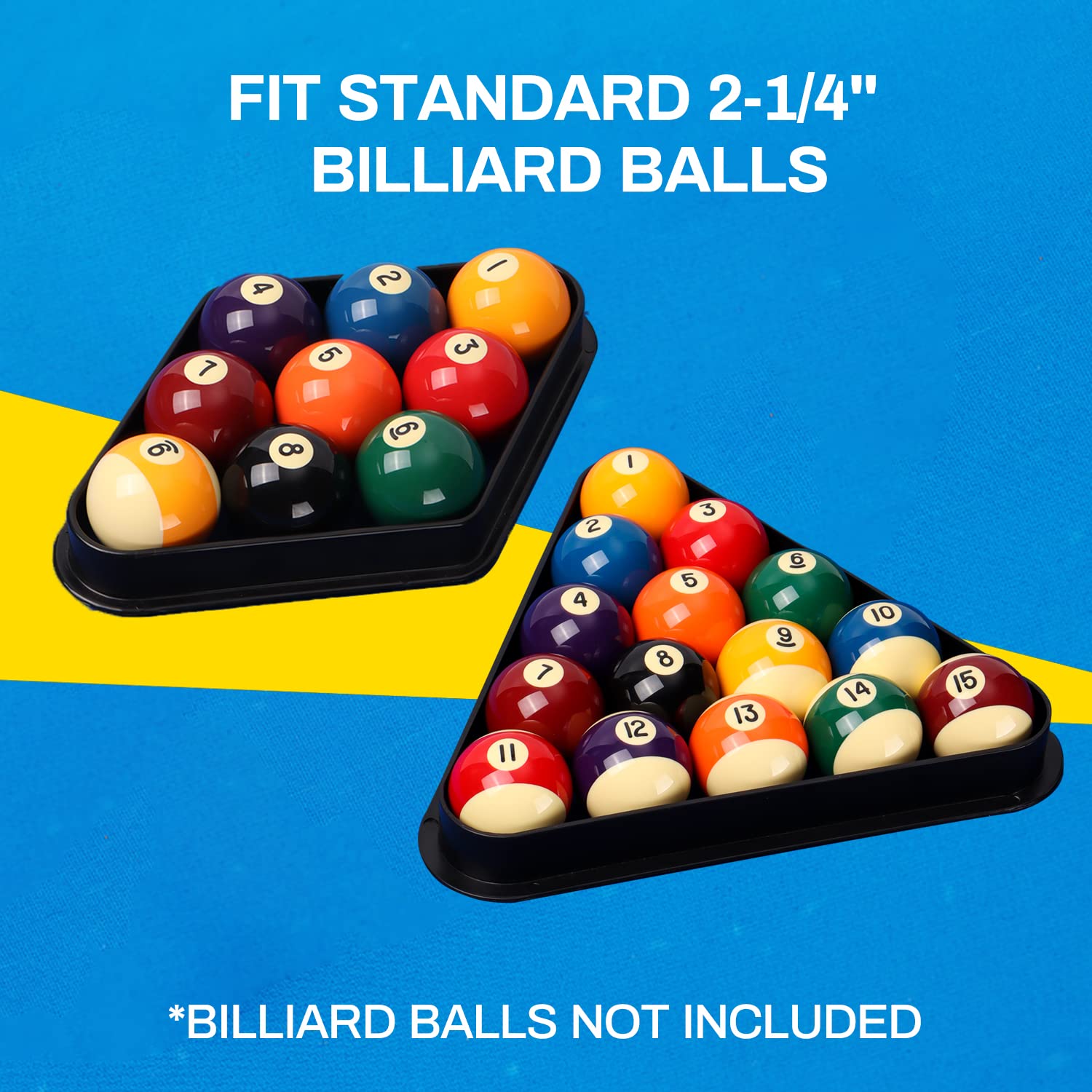 Snapklik.com : GSE Games & Sports Expert Black Plastic Billiard 8-Ball ...