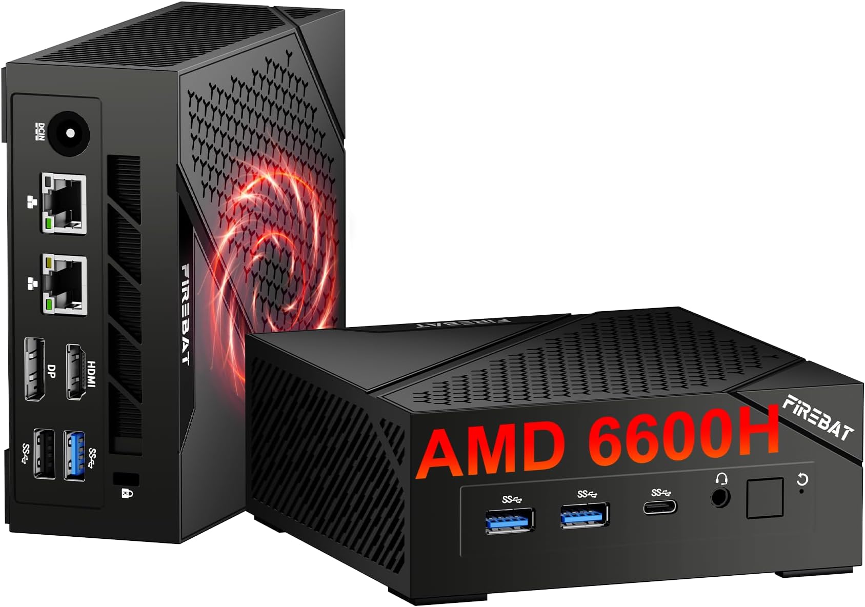 Amazon.com: KAMRUI Mini Gaming PC Dual LAN, AMD Ryzen 9 6900HX (up to 4 ...