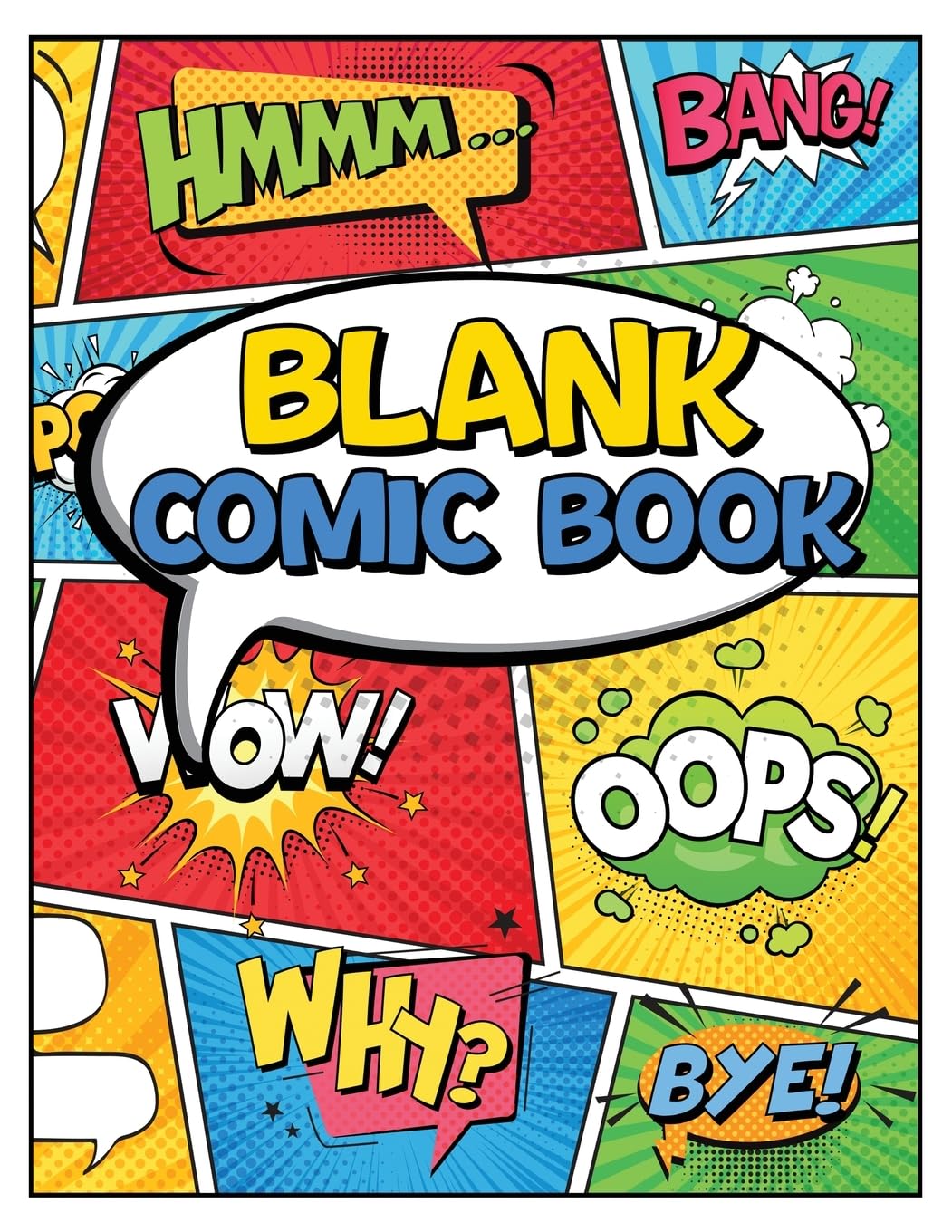Amazon.com: Blank Comic Book: Variety of Templates for Drawing (Draw ...