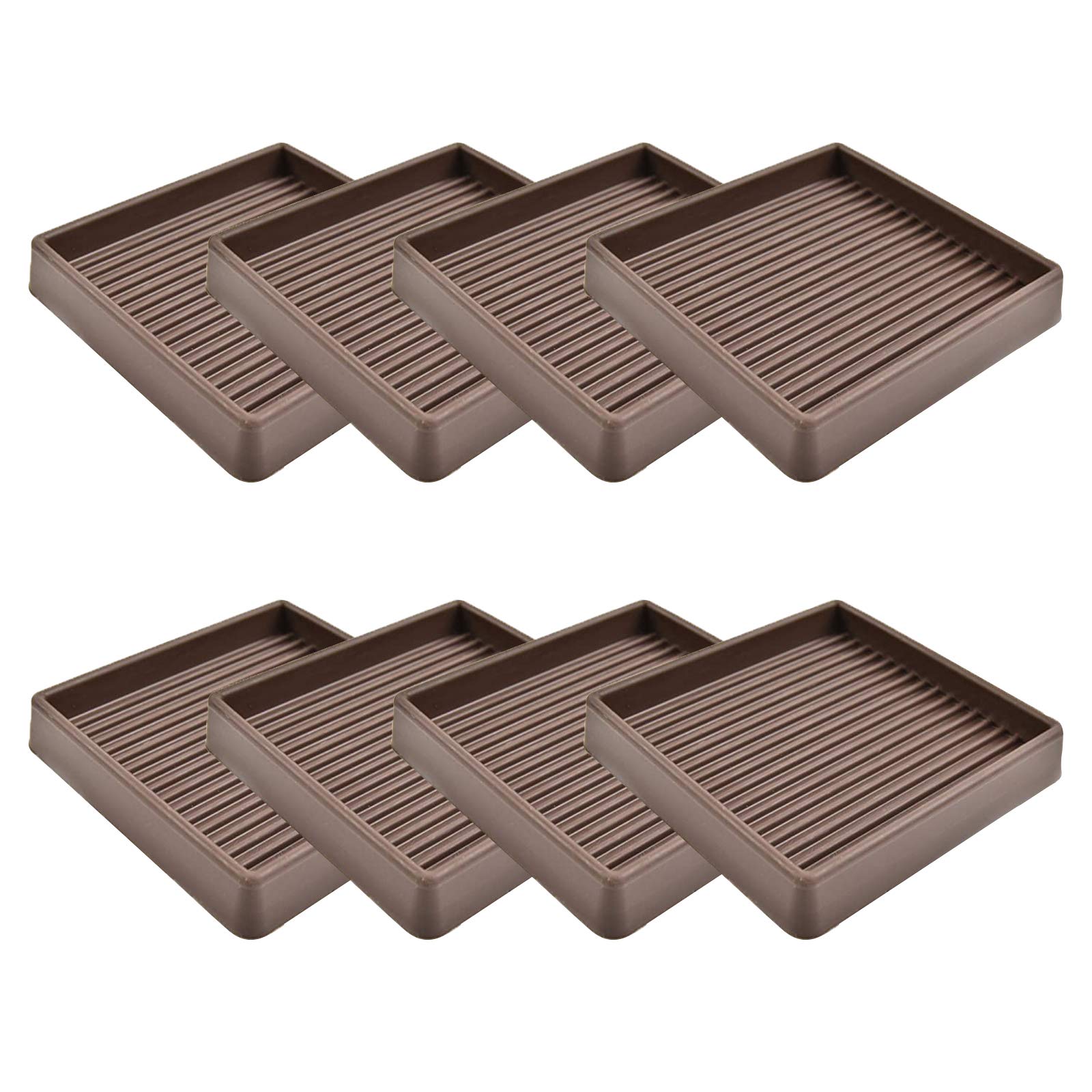 VOCOMO 3X3 Square Rubber Furniture Caster Cups With Anti Sliding Floor vocomo-3x3-square-rubber-furniture-caster-cups-with-anti-sliding-floor
