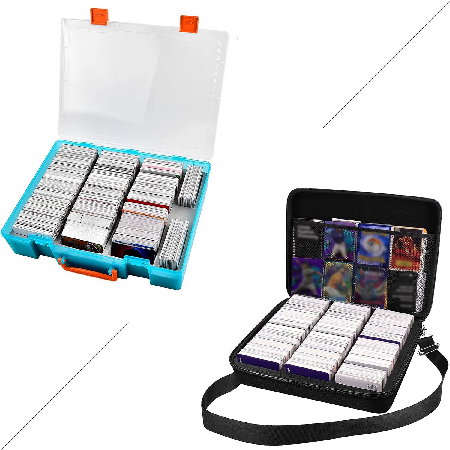 Amazon.com: ALKOO 2200+ Card Case Holder + 2000+ Card Game Case Holder ...