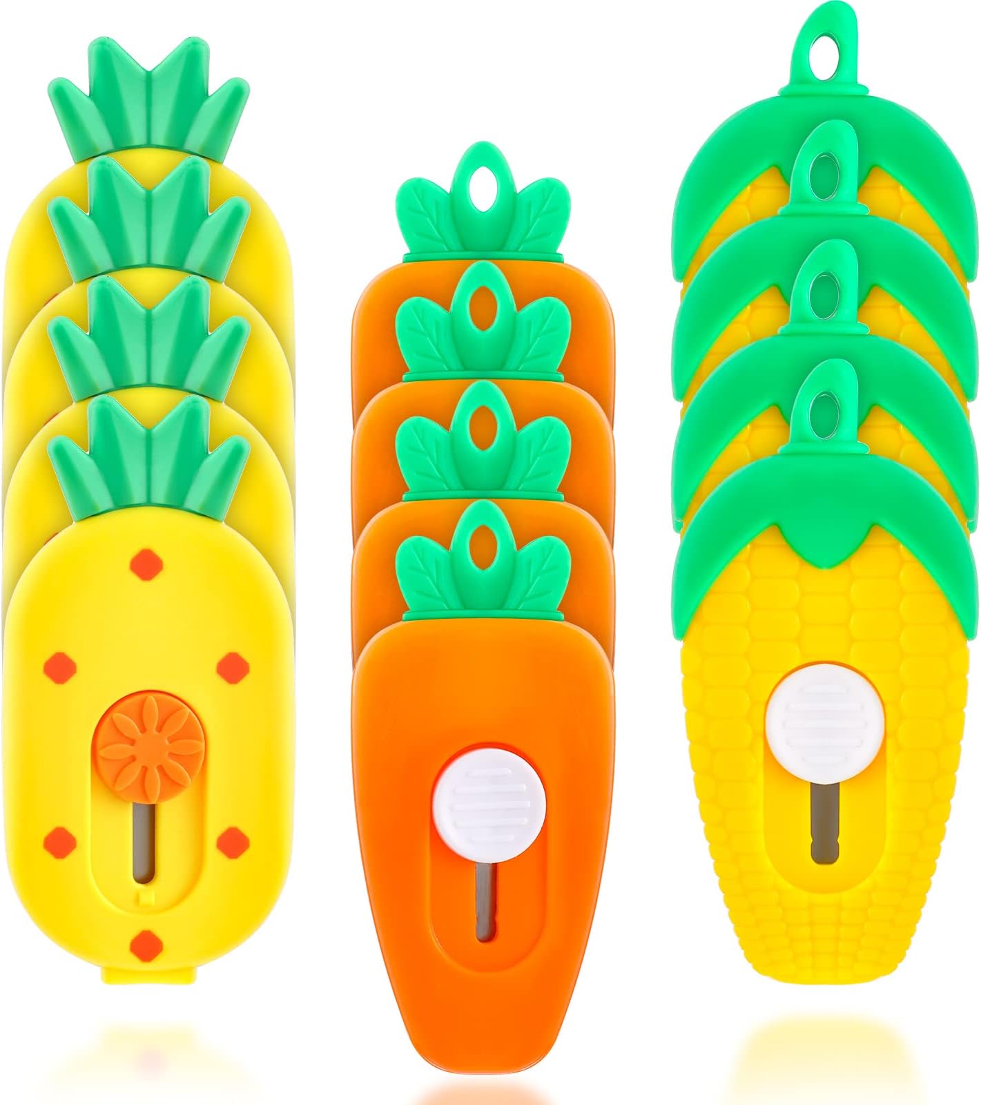 Amazon.com: 6 Pcs Small Cute Box Cutter Mini Retractable Utility Knife ...