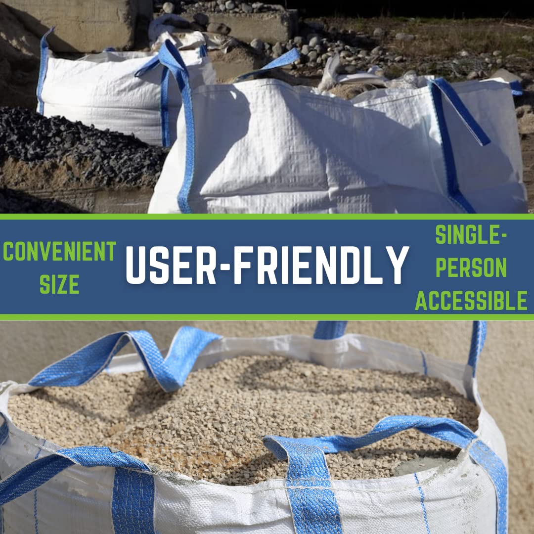 Snapklik.com : DURASACK Heavy Duty Builders Bag 100-Gallon White Woven ...