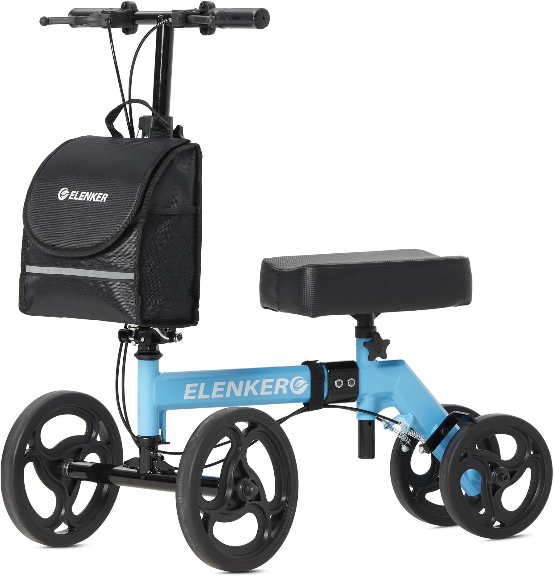 Amazon.com: ELENKER Steerable Knee Walker Deluxe Medical Scooter for ...
