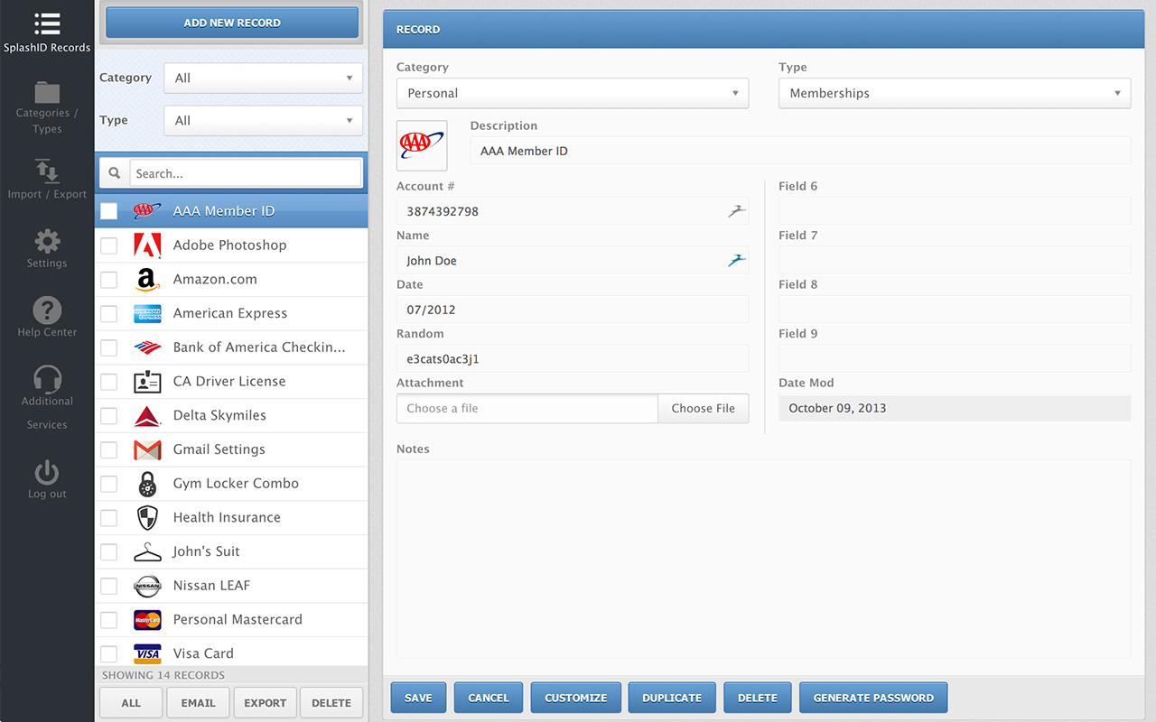 SplashID Safe Web App - App on Amazon Appstore