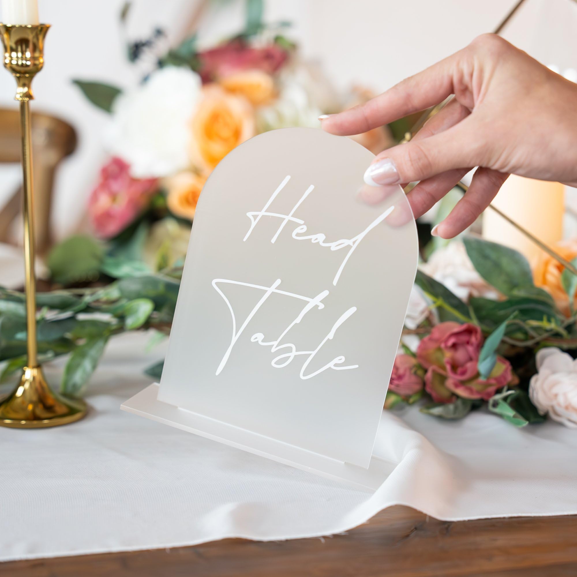 Acrylic Table Top Sign Bridal Shower Decoration Acrylic Wedding Signs ...